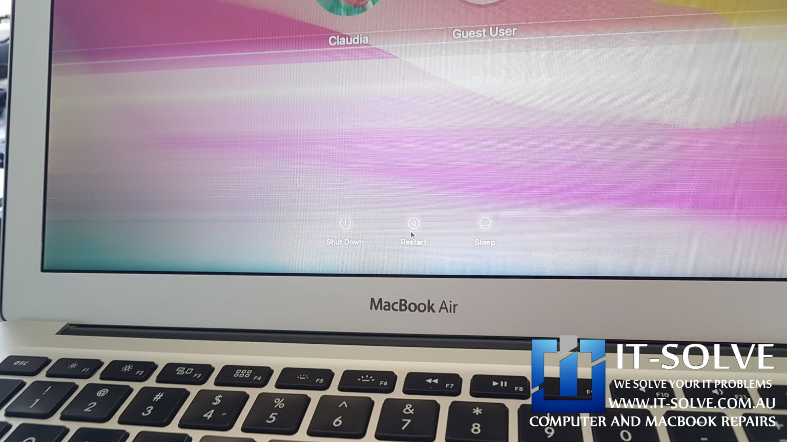 Macbook Air flickering screen repair | Laptop and Macbook Repairs Adelaide